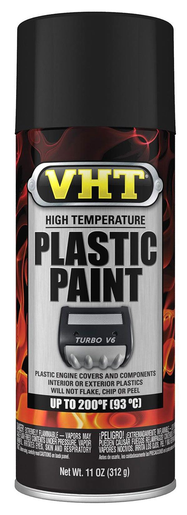 SP820 VHT HIGH TEMPERATURE PLASTIC PAINT MATTE BLACK — Performance Parts Plus