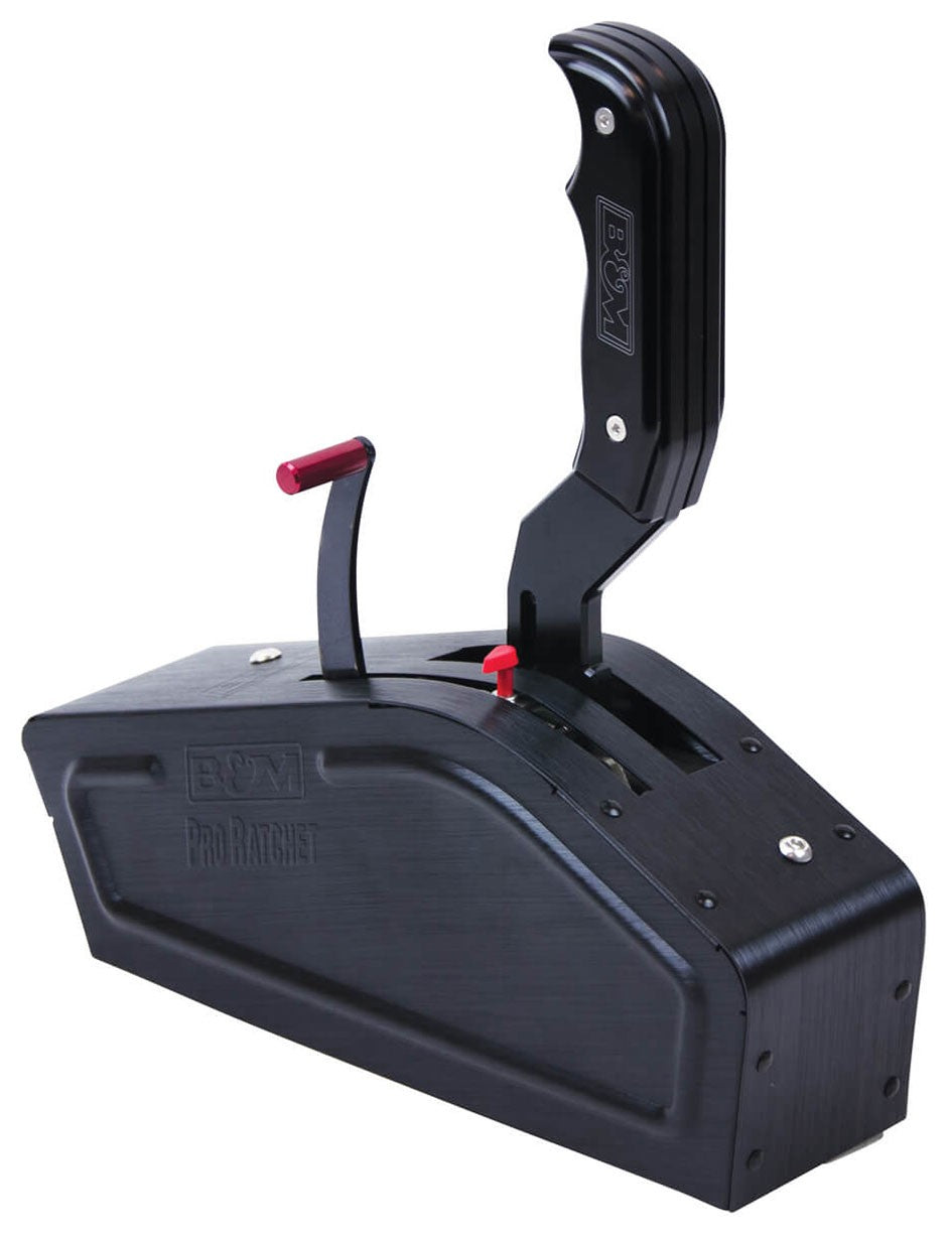 BM81120 B&M STEALTH PRO RATCHET SHIFTER FITS 3 & 4 SPEED GM FORD ...