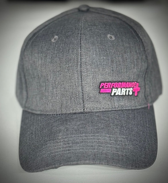 PERFORMANCE PARTS PLUS GREY CAP (PINK LOGO) — Performance Parts Plus