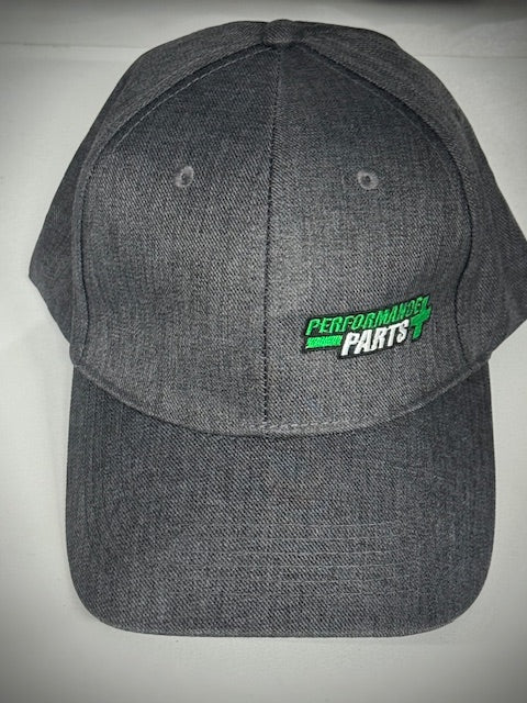 PERFORMANCE PARTS PLUS GREY CAP (GREEN LOGO) — Performance Parts Plus