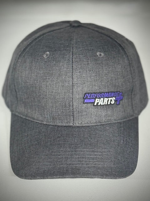 PERFORMANCE PARTS PLUS GREY CAP (PURPLE LOGO) — Performance Parts Plus