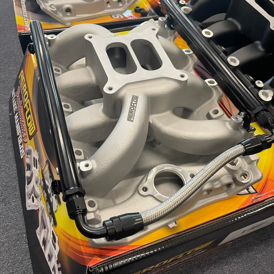 AF6010-4003 HOLDEN EFI AIR GAP DUAL PLANE INTAKE MANIFOLD, NATURAL ...