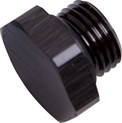 ORB Port Plug -8AN, Black Finish — Performance Parts Plus
