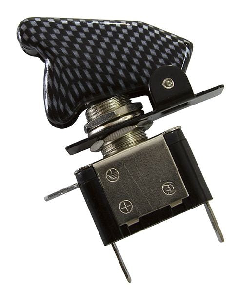 AF49-5020 CARBON FIBRE COVERED LED MISSILE SWITCH — Performance Parts Plus
