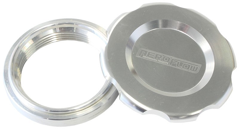 LOW PROFILE BILLET ALUMINIUM FILLER CAP & BUNG - 2" WELD-ON BUNG WITH ...