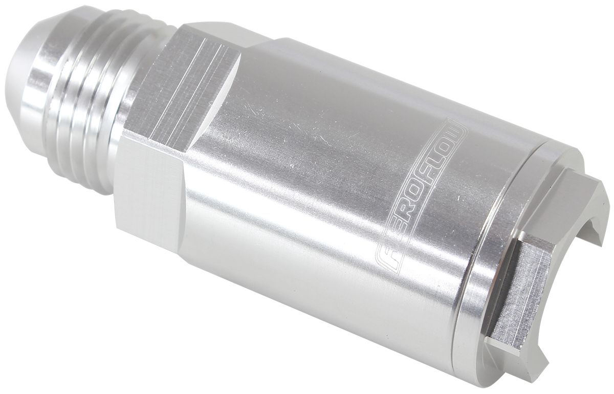 AF808-04S PUSH-ON EFI FUEL FITTING -8AN WITH 1/2" PUSH-ON - SILVER ...
