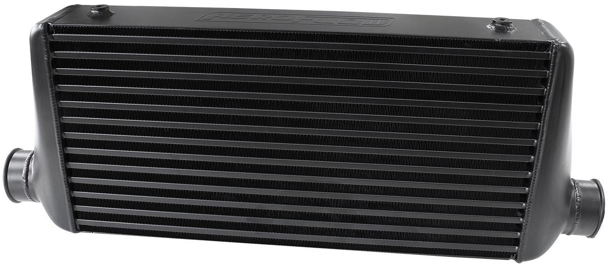 RACE SERIES ALUMINIUM INTERCOOLER 600 x 300 x 100mm BLACK POWDER COATE ...