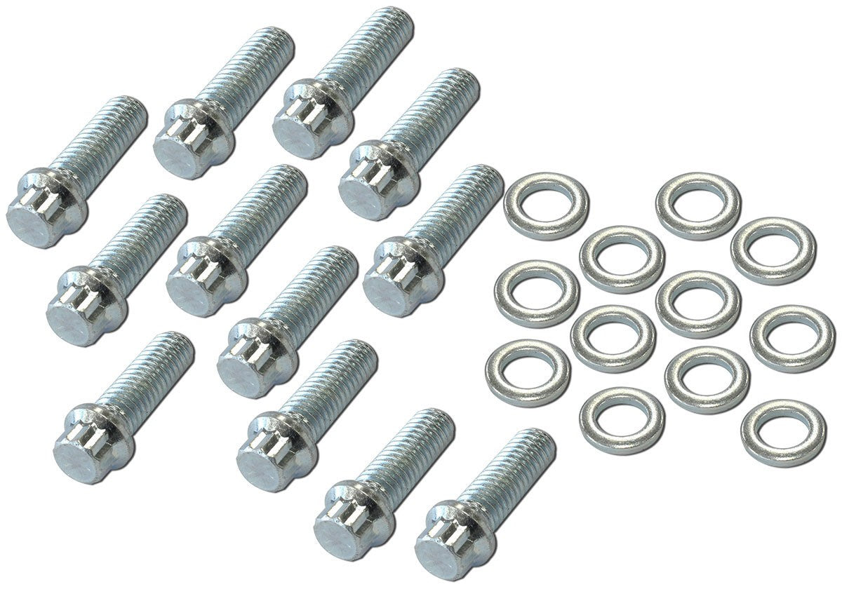3/8-16" INTAKE BOLTS 1" UHL, 12 POINT HEAD (12 PACK) — Performance ...