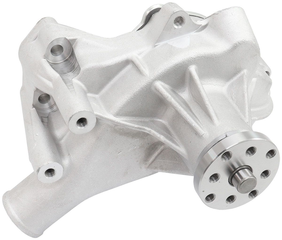 AF64-2351 SMALL BLOCK CHEV LONG WATER PUMP - NATURAL CAST — Performance ...