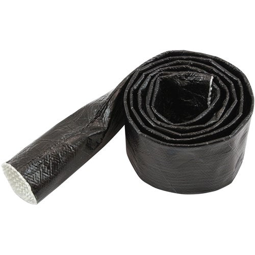 Aluminised Black Heat Sleeve - 5/8" to 1" I.D. and 3ft (1m) Length Wit — Performance Parts Plus
