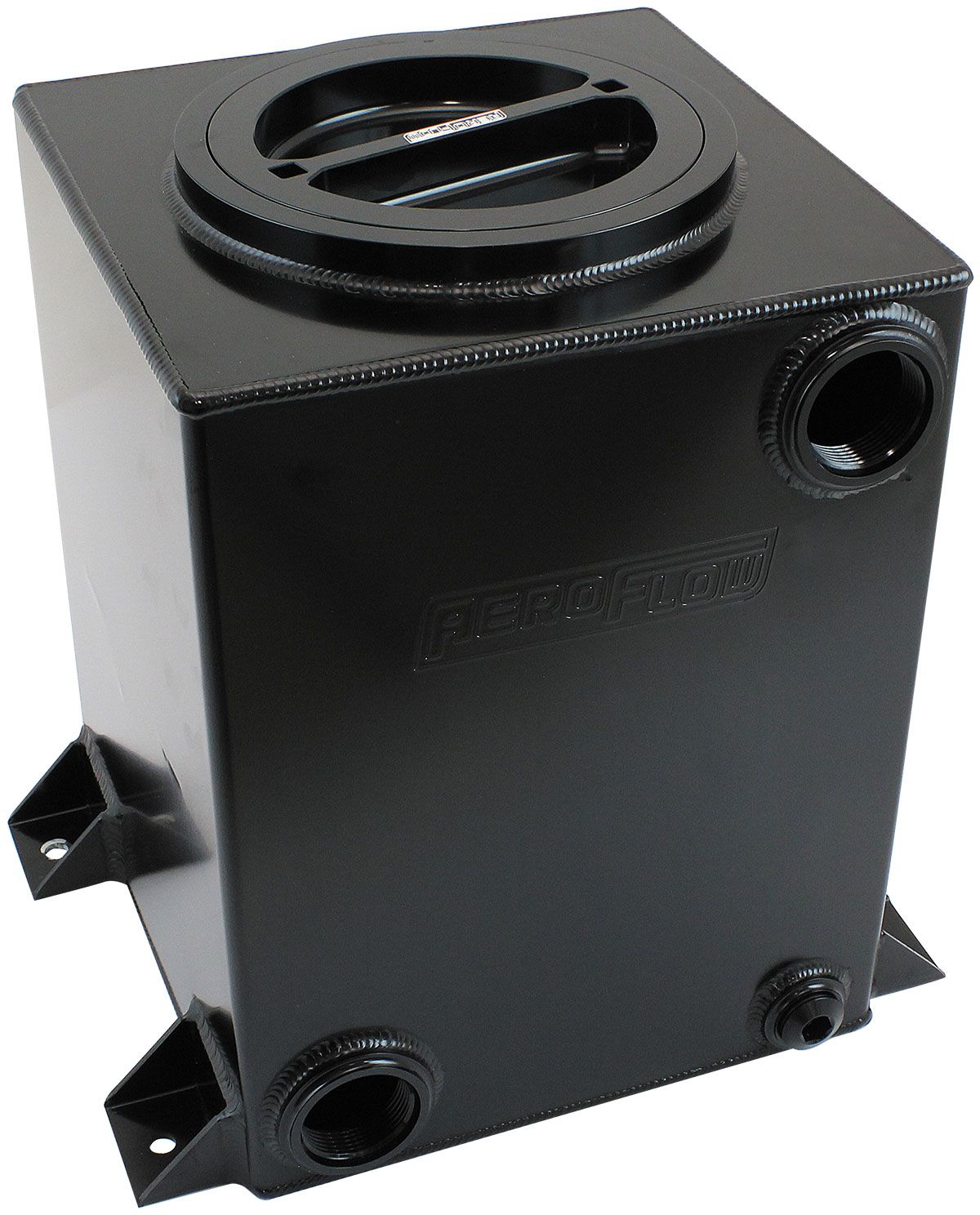 AF77-4057BLK Aeroflow Universal Water / Ice Tank - Black -20 ORB Inlet ...