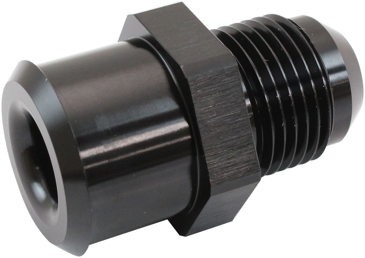 Aeroflow Push In Valve Cover Breather Adapter -12AN, Black Finish ...