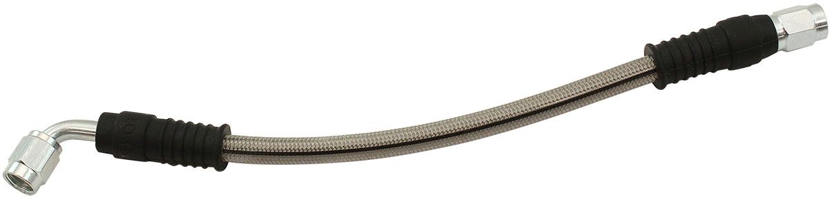 Aeroflow Premade S/S Teflon Brake Lines, 9" Long, 90° Female -3AN to S ...