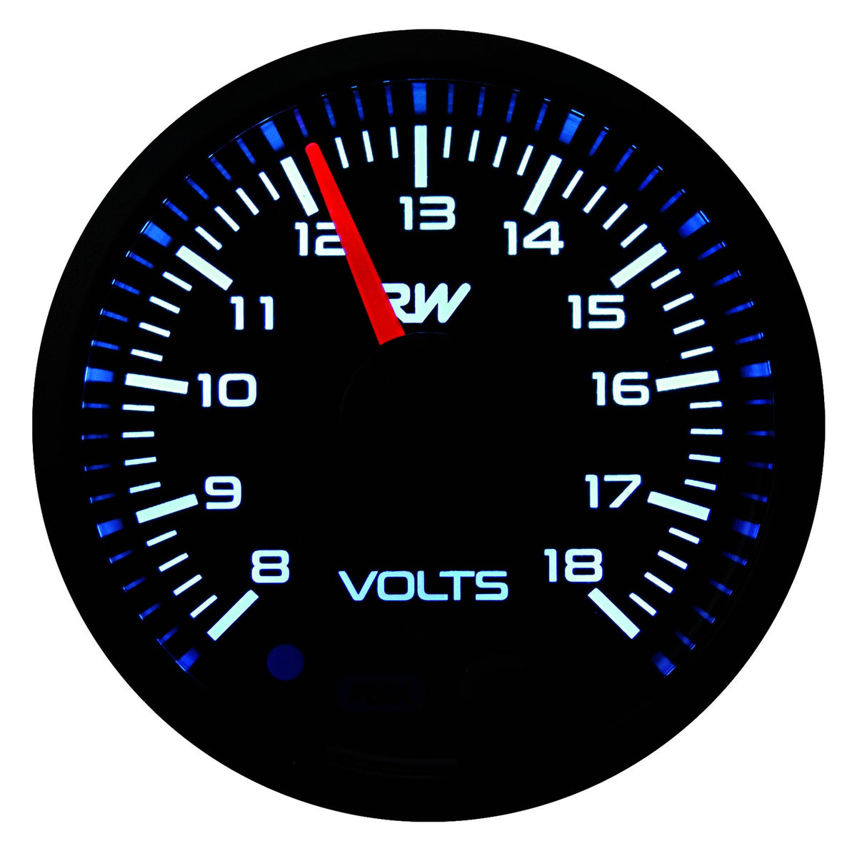 RACEWORKS 52MM ELECTRONIC VOLTMETER GAUGE KIT — Performance Parts Plus