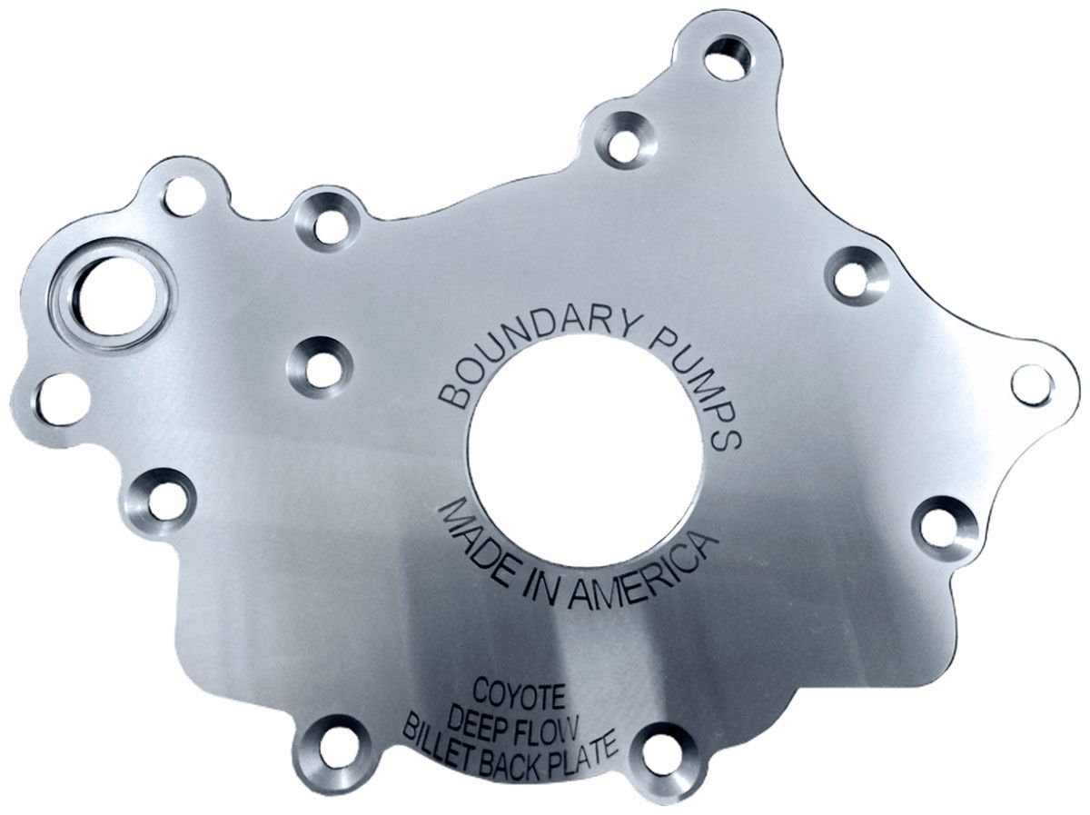 BYCM-BBP BILLET BACK PLATE, HIGH FLOW, ANTI CAVITATION, SUIT FORD BARRA ...